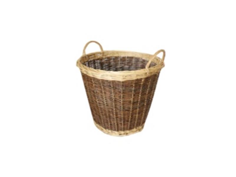 HEARTH AND HOME 2 TONE LOG BASKET