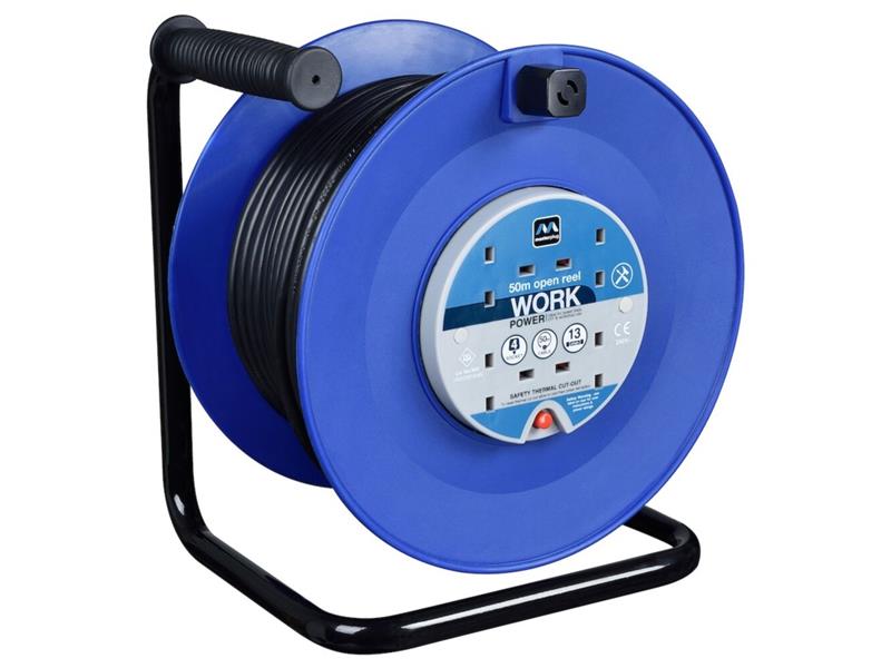 Open Cable Reel 4 Gang