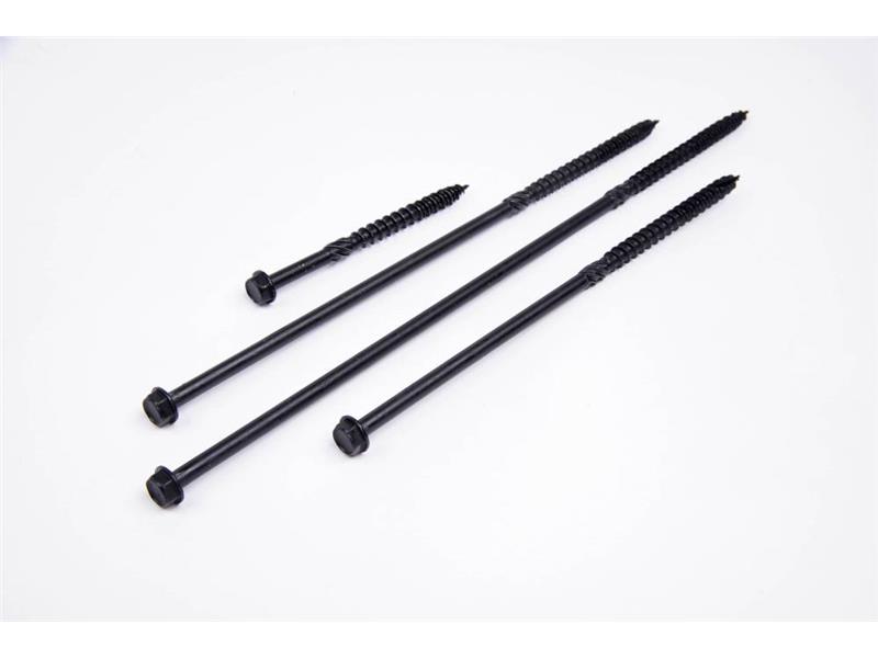 XR BLACK PROFESSIONAL STRUCTURAL TIMBER SCREWS HEX HEAD - Buy Online