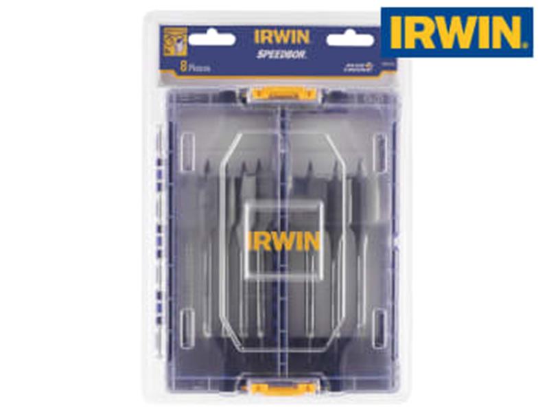 IRWIN BLUE GROOVE 4X FLAT BIT SET, 8 PIECE - Buy Online