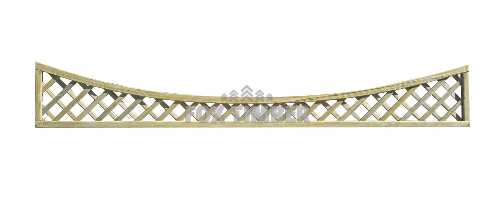 CONCAVE TOP TRELLIS 1.83M X 300MM/150MM FSC MIX 70% - Buy Online
