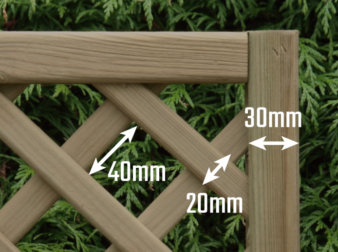 CORNER TRELLIS 450MM X 450MM FSC MIX 70% - Buy Online