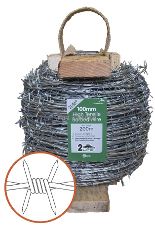 HIGH TENSILE BARB WIRE 200M - Buy Online