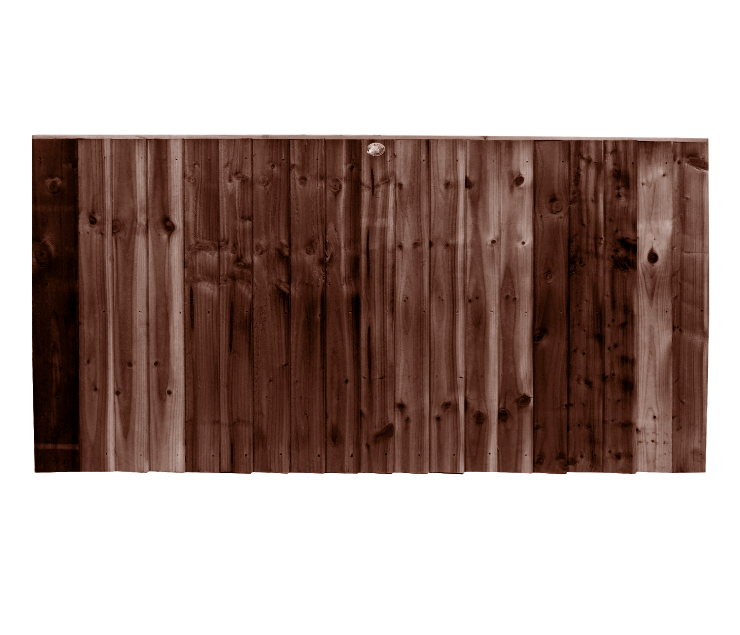 CLOSE BOARD PANEL 6 X 3 BROWN