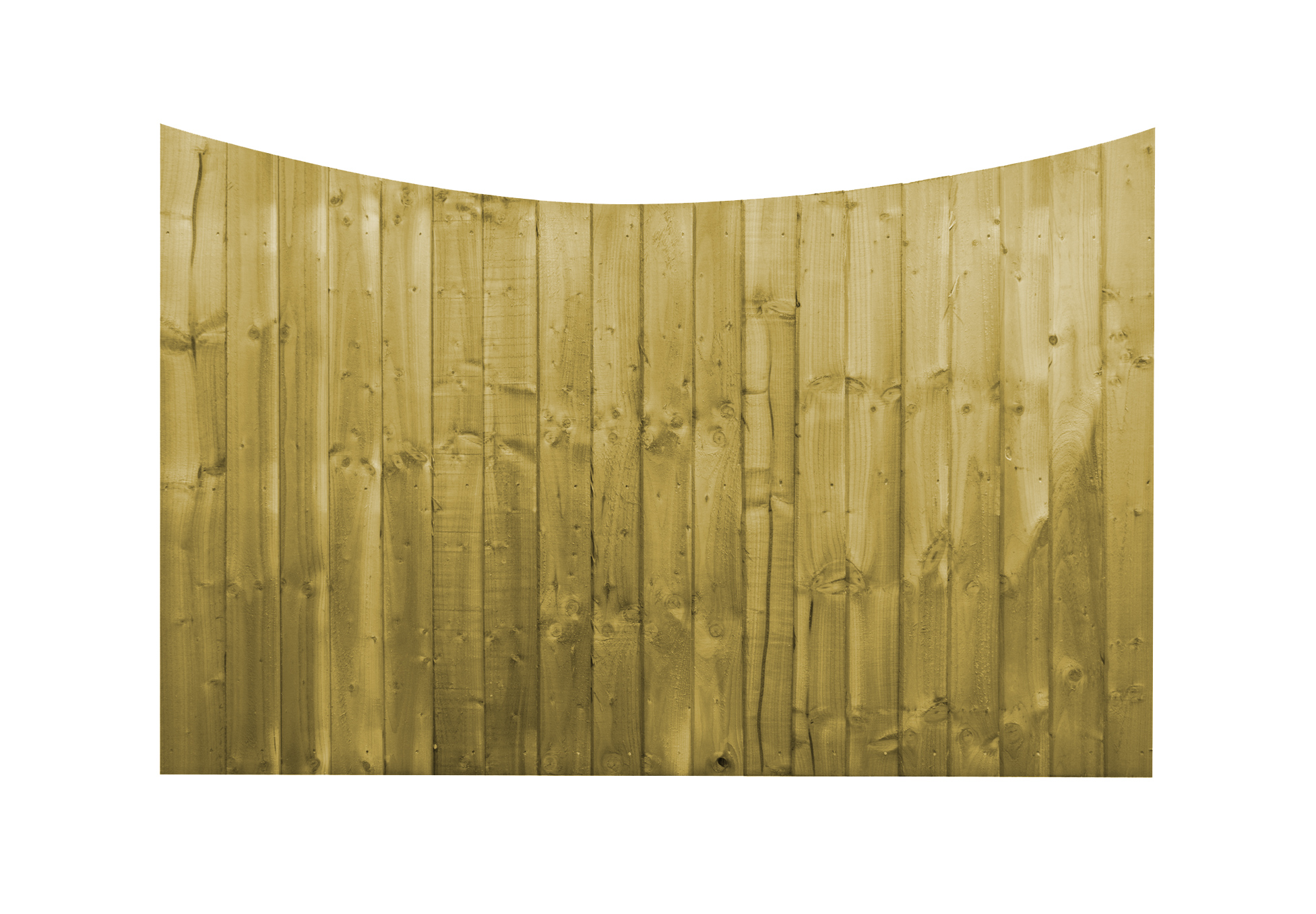 PRESSURE TREATED CONCAVE CLOSE BOARD GREEN